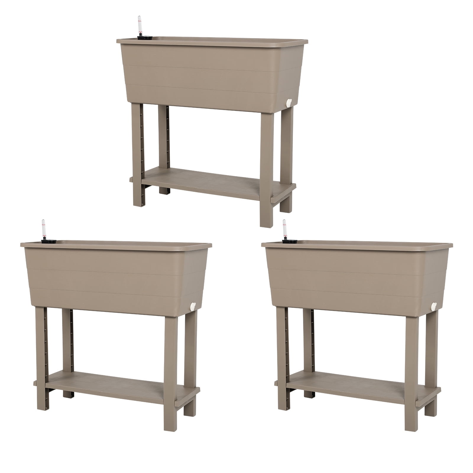 BPS Raised Garden Bed Elevated Planter Box with Legs, Water Level ...