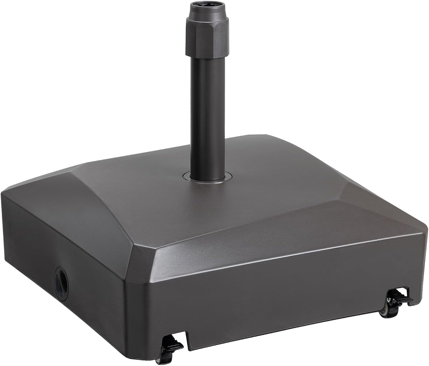 BPS Fillable Mobile Umbrella Base - Heavy Duty with 4 Wheels, 2 Locks ...