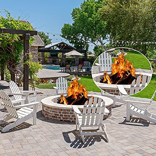 BPS Round Fire Pit Grate Log Spider Grate Wheel Firewood Grate for ...