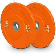 HANDBODE Bumper Plates Olympic Weight Plates, Colored Rubber plate for ...