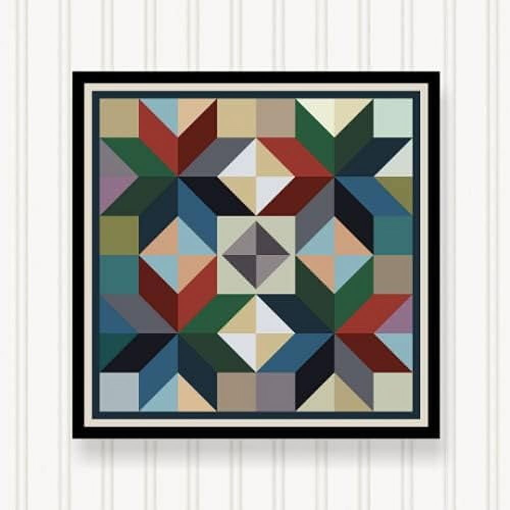 BQ033-03 BARN QUILT Block Outdoor Square | 6 SIZES | Outside Pattern ...