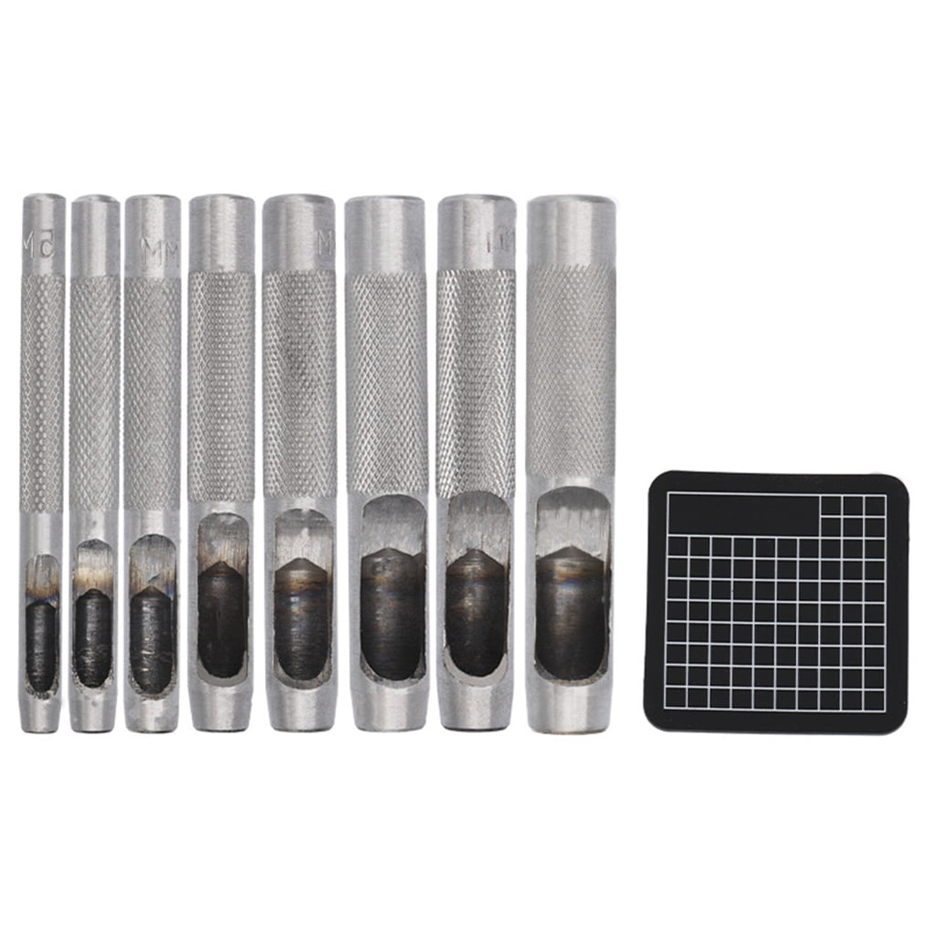 BQBQERT 1-13mm Punch Tool Set Hollow Punch Set Round Hole Punch Cutter ...
