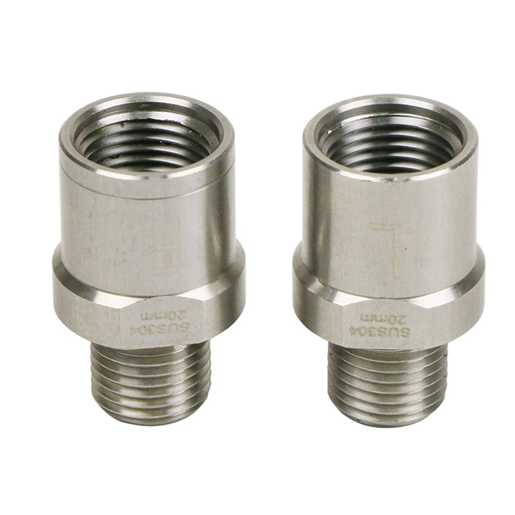 BQBQERT 1 Pair Bicycles Pedal Extenders Stainless Steel Bike Pedal ...