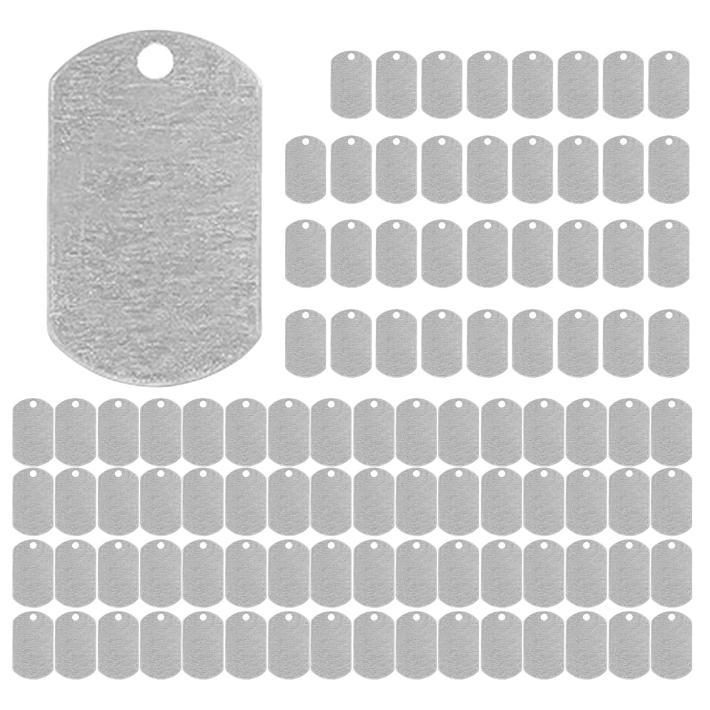 BQBQERT 100 Pieces Pet Nameplate Easy Attach to Collars for Safe ...