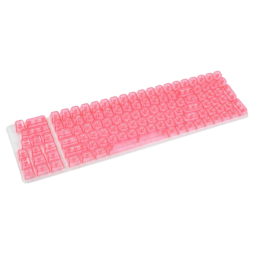 BQBQERT 115Pieces OEM Heigth Clear Keycaps Set with Backlit for ...