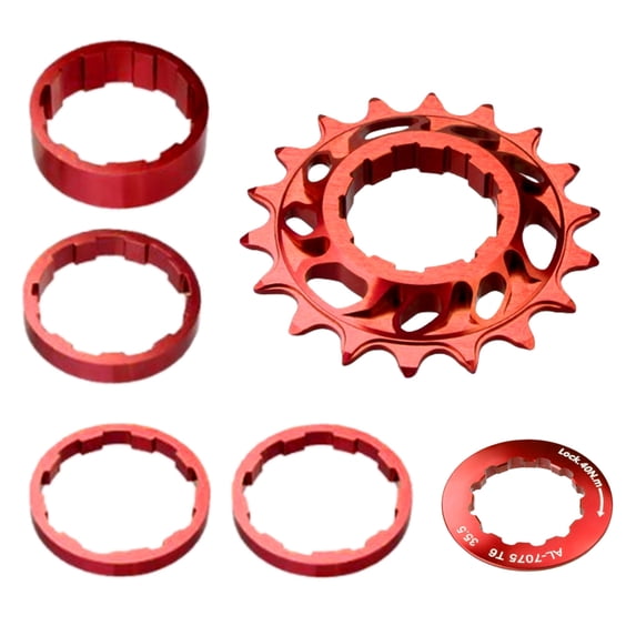 BQBQERT 18T Single Speed Cogs High Strength Freewheels Bicycles ...