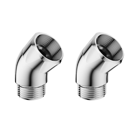 BQBQERT 2Pcs Shower Elbow Adapter Shower Head Elbow Adapter 135 Degree ...