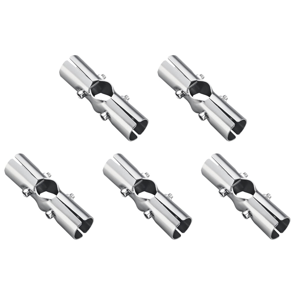 BQBQERT 5 Pack Stainless Steel Tube Connectors for Drying Rack Easy ...