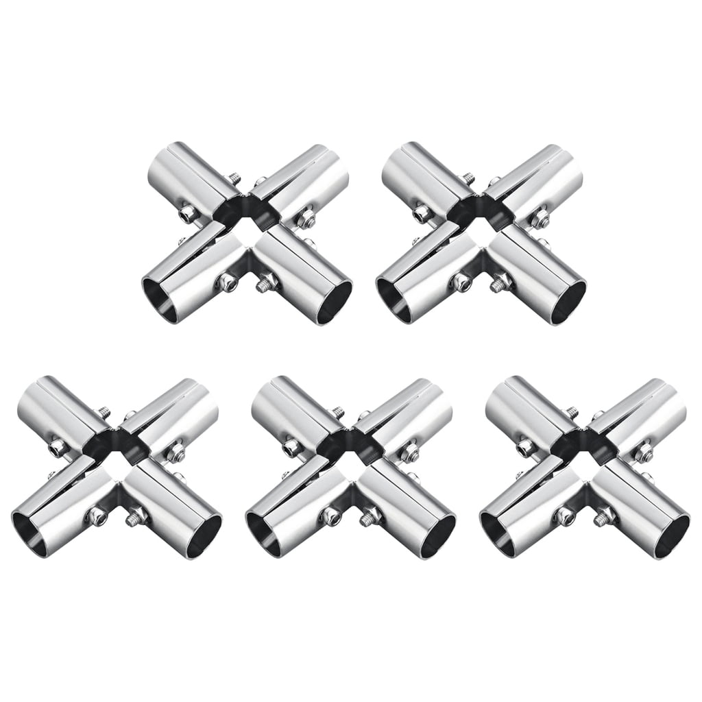 BQBQERT 5 Pack Stainless Steel Tube Connectors for Drying Rack Easy ...