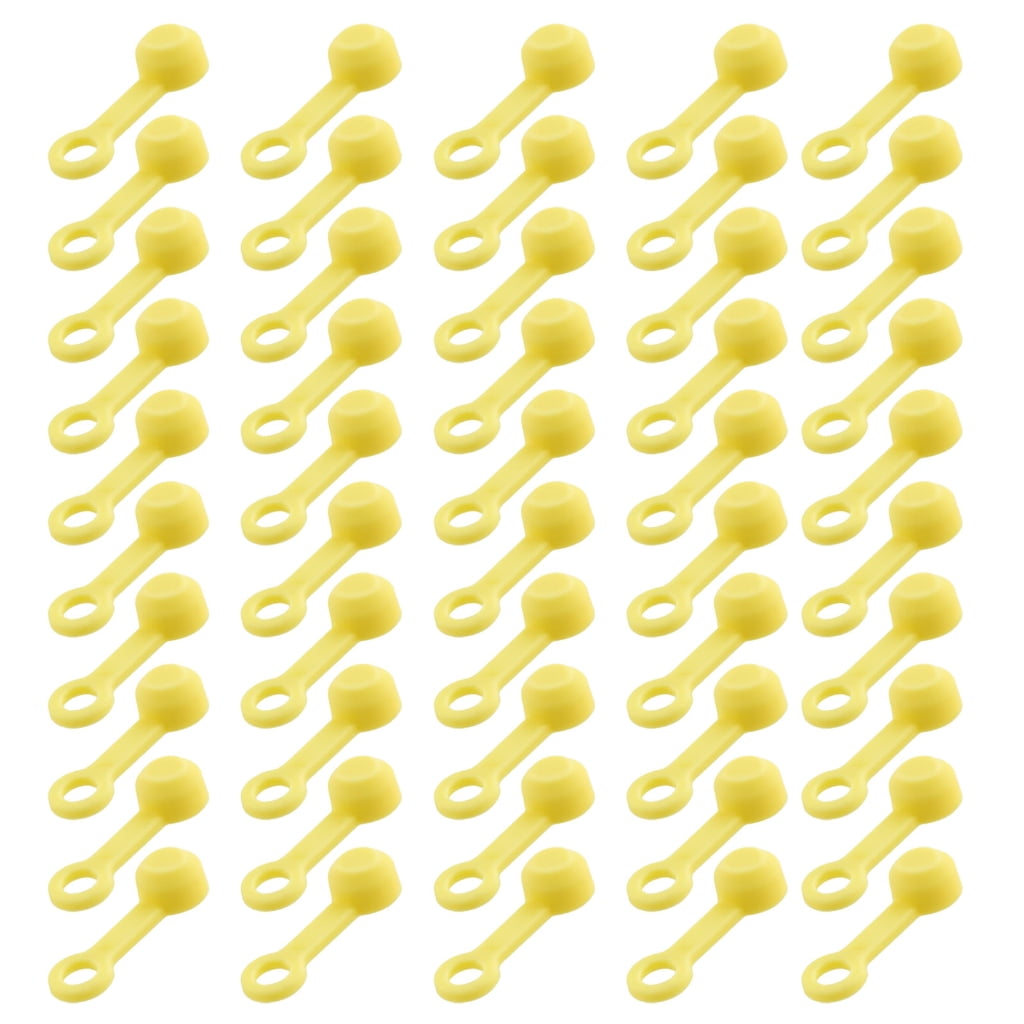 BQBQERT 50Pcs Bicycles Hydraulic Brake Bleed Nipple Caps Covers ...