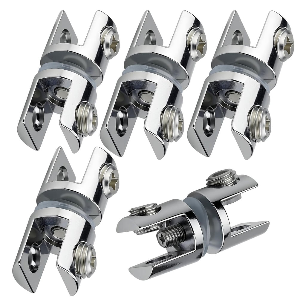 BQBQERT 5Pcs Strong Glass Clamps Supports 5-10mm Thick Glass Shelf ...
