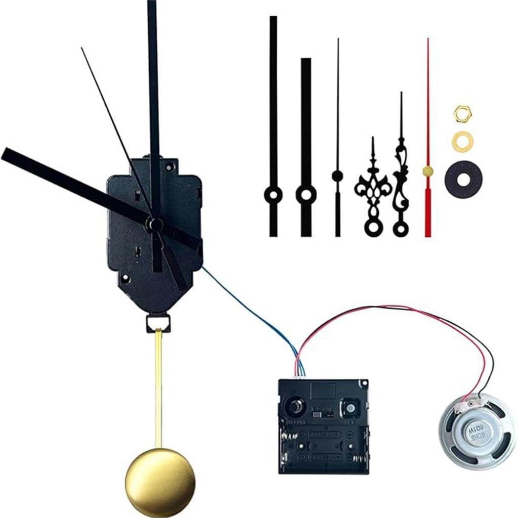BQBQERT Accurate Pendulum Clock Mechanism with Swing Function Homes ...