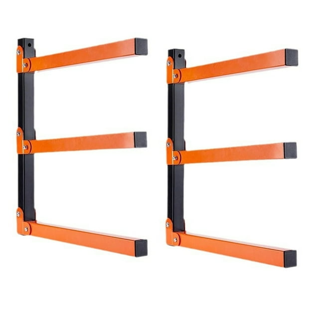 BQBQERT Adjustable Metal Storage Rack for Lumber Wall Mount Lumber ...