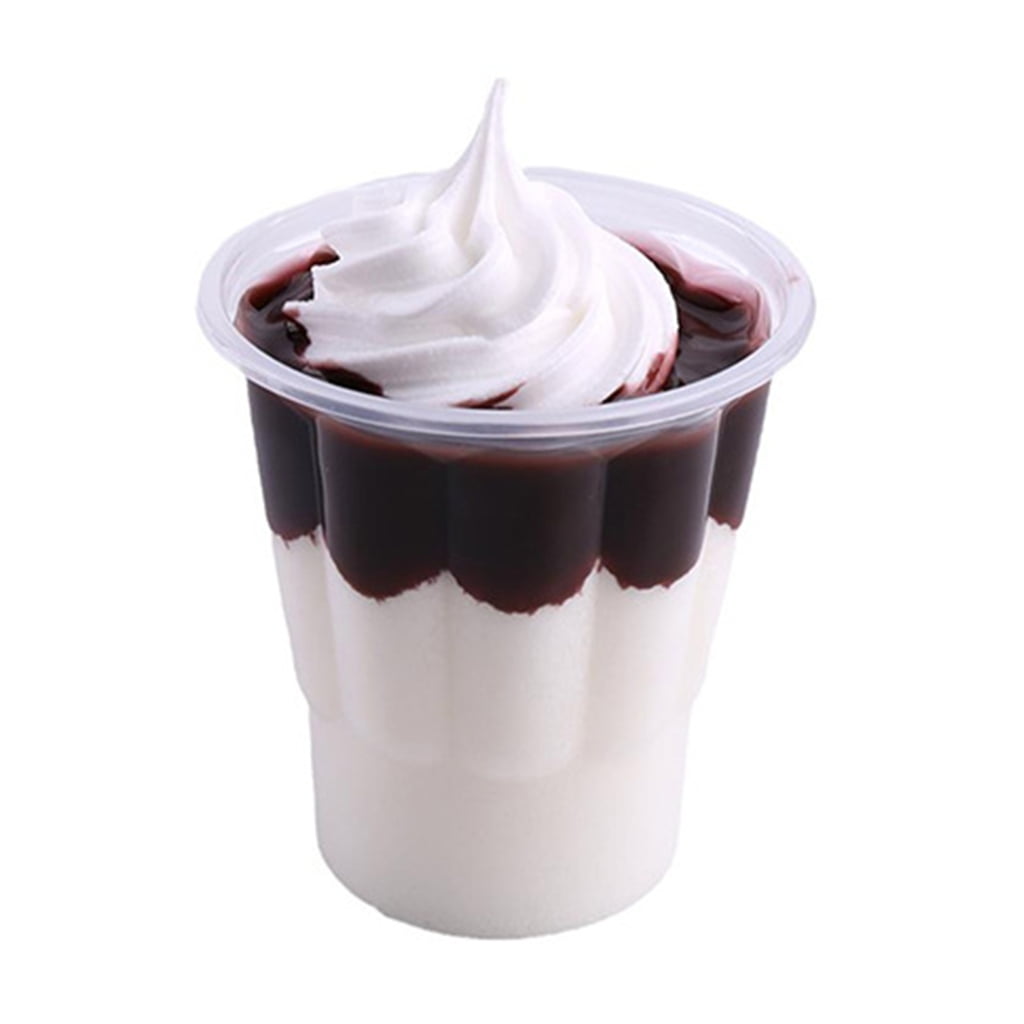 BQBQERT Artificial Ice Cream Model for Photography Props, Fake Ice ...