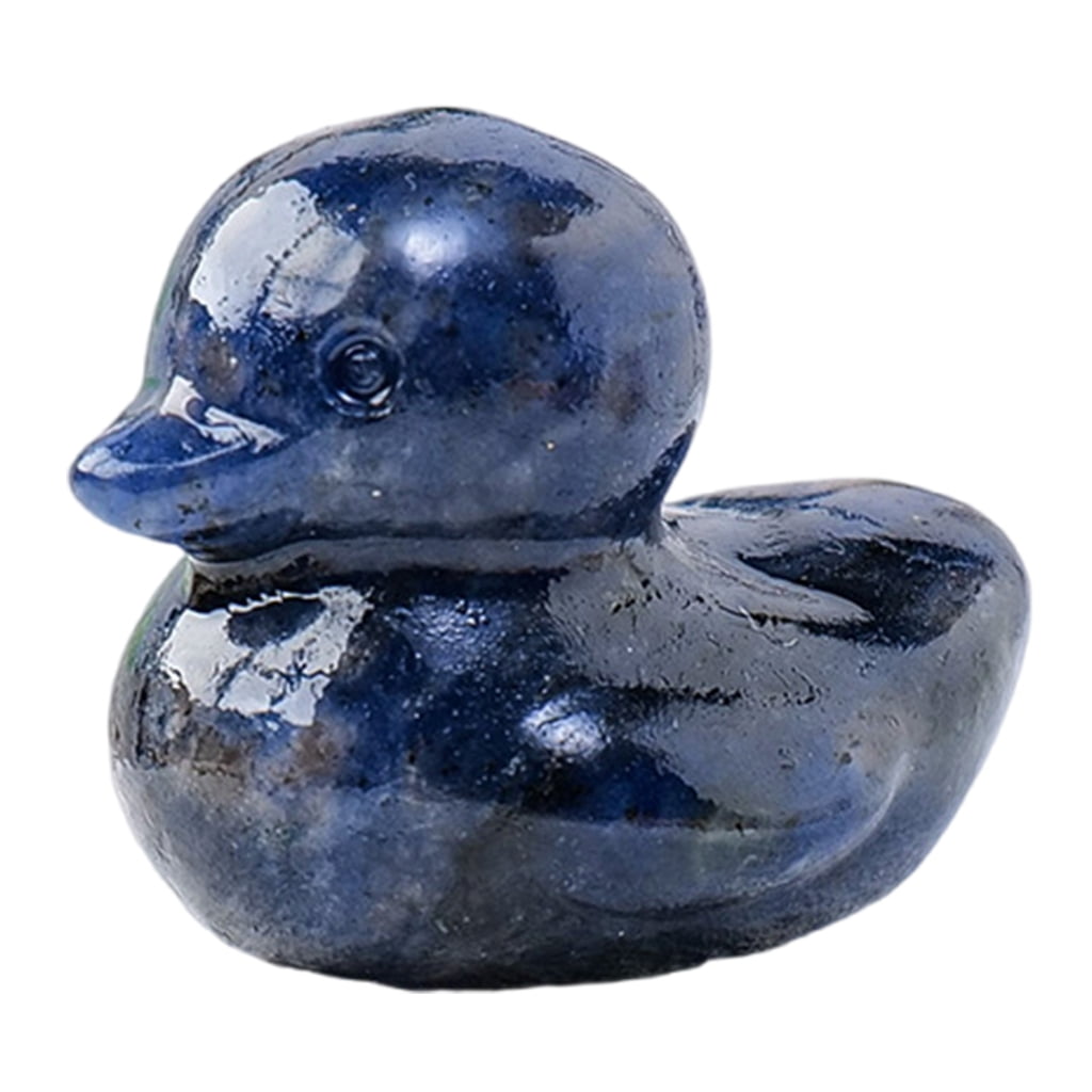 BQBQERT Aventurine Miniature Duck Figurines Sculptures Crystal Stone ...
