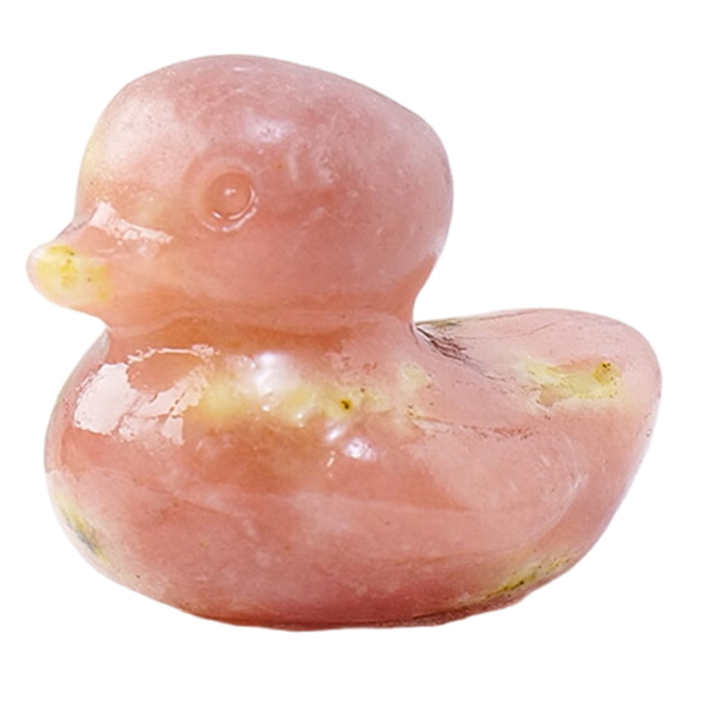 BQBQERT Aventurine Miniature Duck Figurines Sculptures Crystal Stone ...