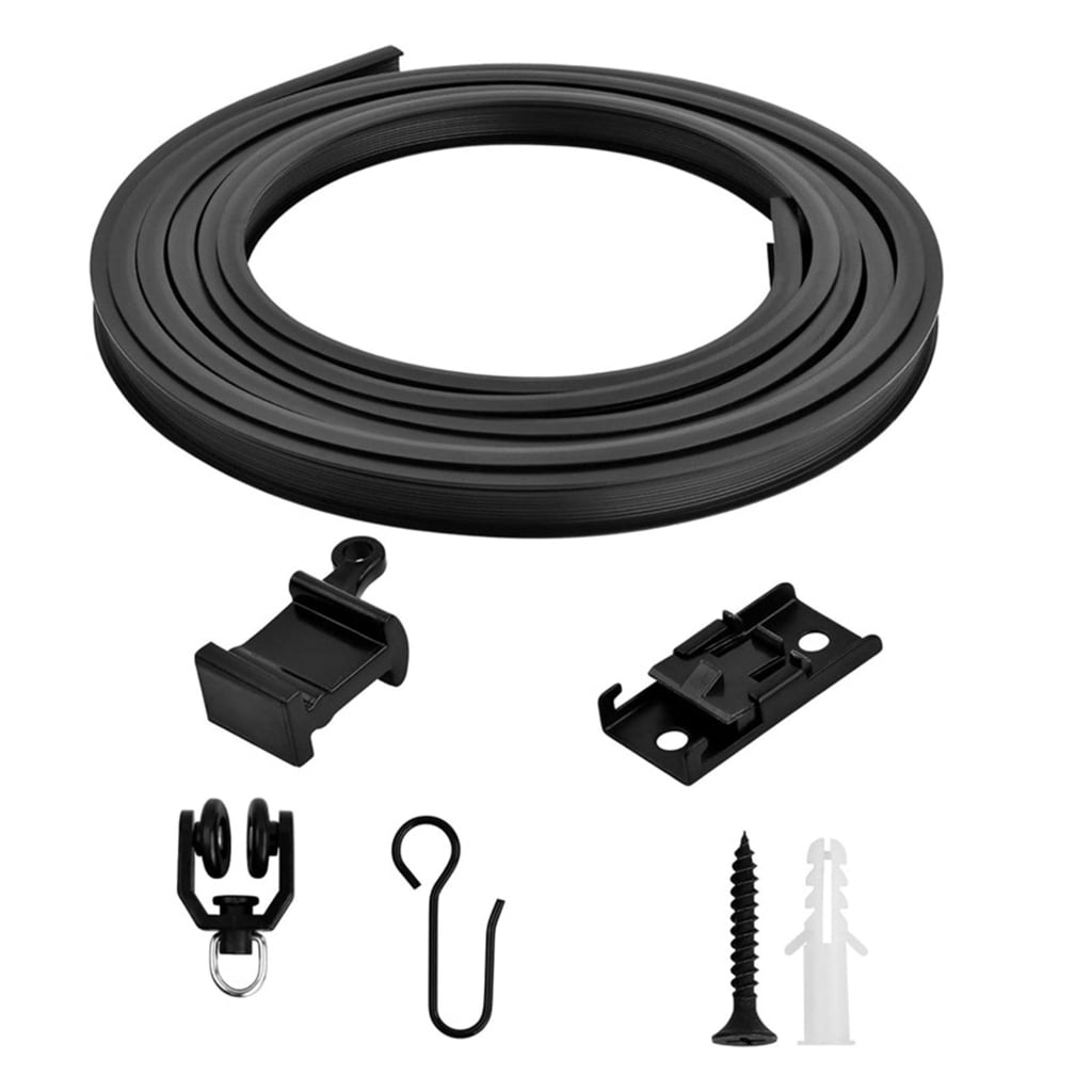 BQBQERT Bendable Curtain Track Kits 3/4/5Meter Ceiling Rails for Shower ...