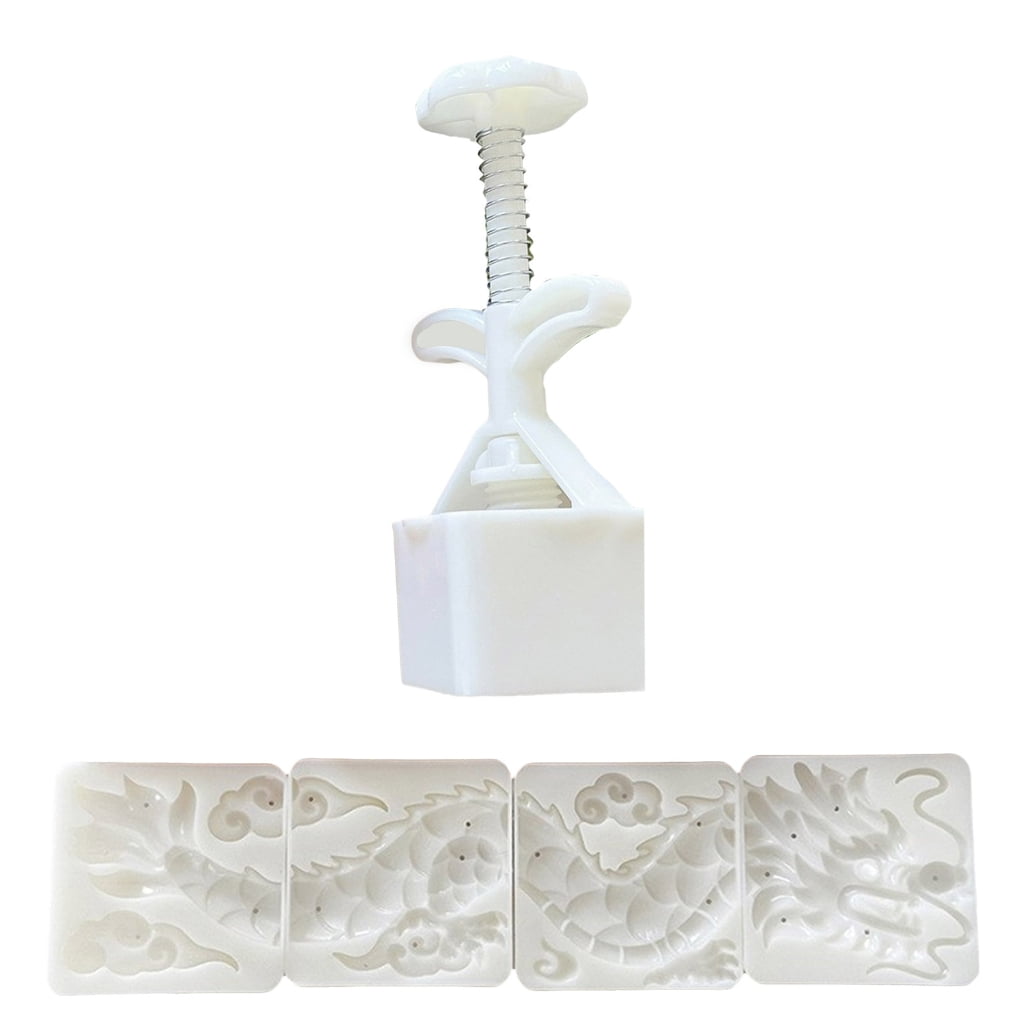 BQBQERT Cake Pressing Molds Dragon Shape ABS Texture Dessert Tool ...