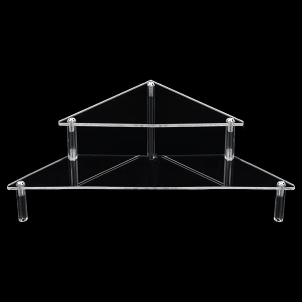 BQBQERT Clear Acrylic Shelf Risers Multi Tiers Display Stand for ...
