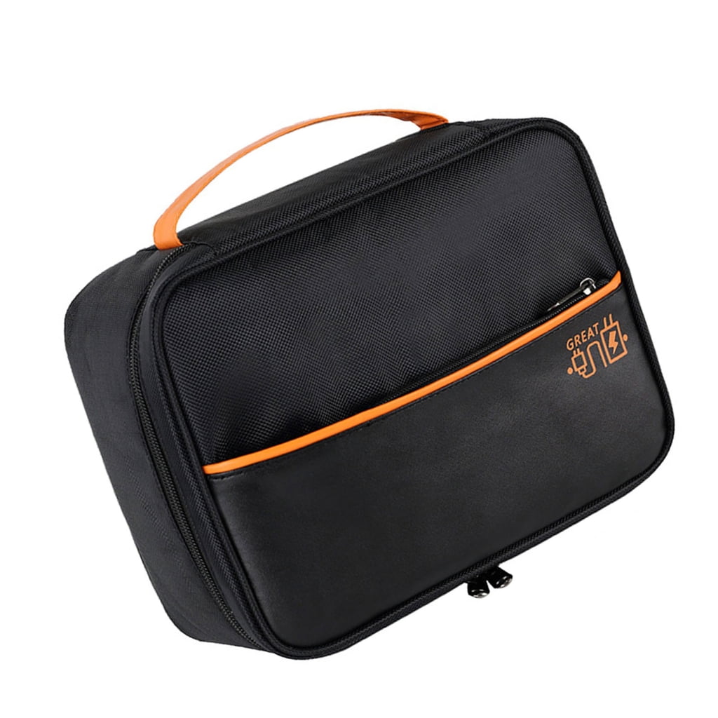 BQBQERT Easy to Carry Cord Management Case Cable Storage Case Container ...