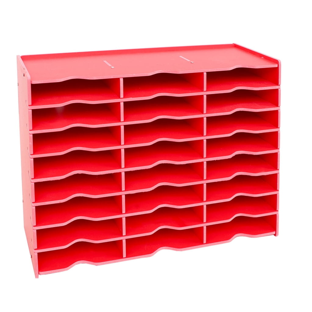 BQBQERT Elegant Desk Storage Box with Multiple Sections for Organized ...