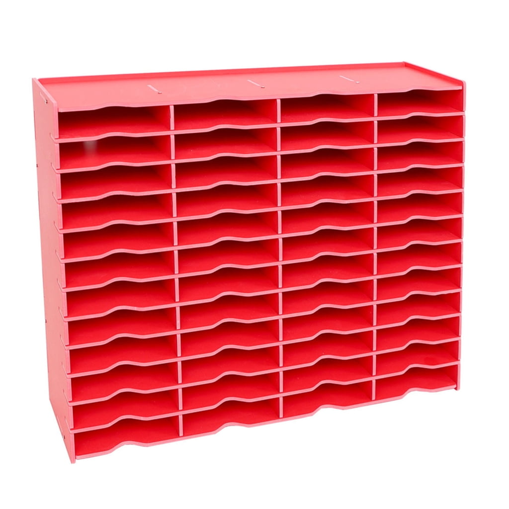 BQBQERT Elegant Desk Storage Box with Multiple Sections for Organized ...