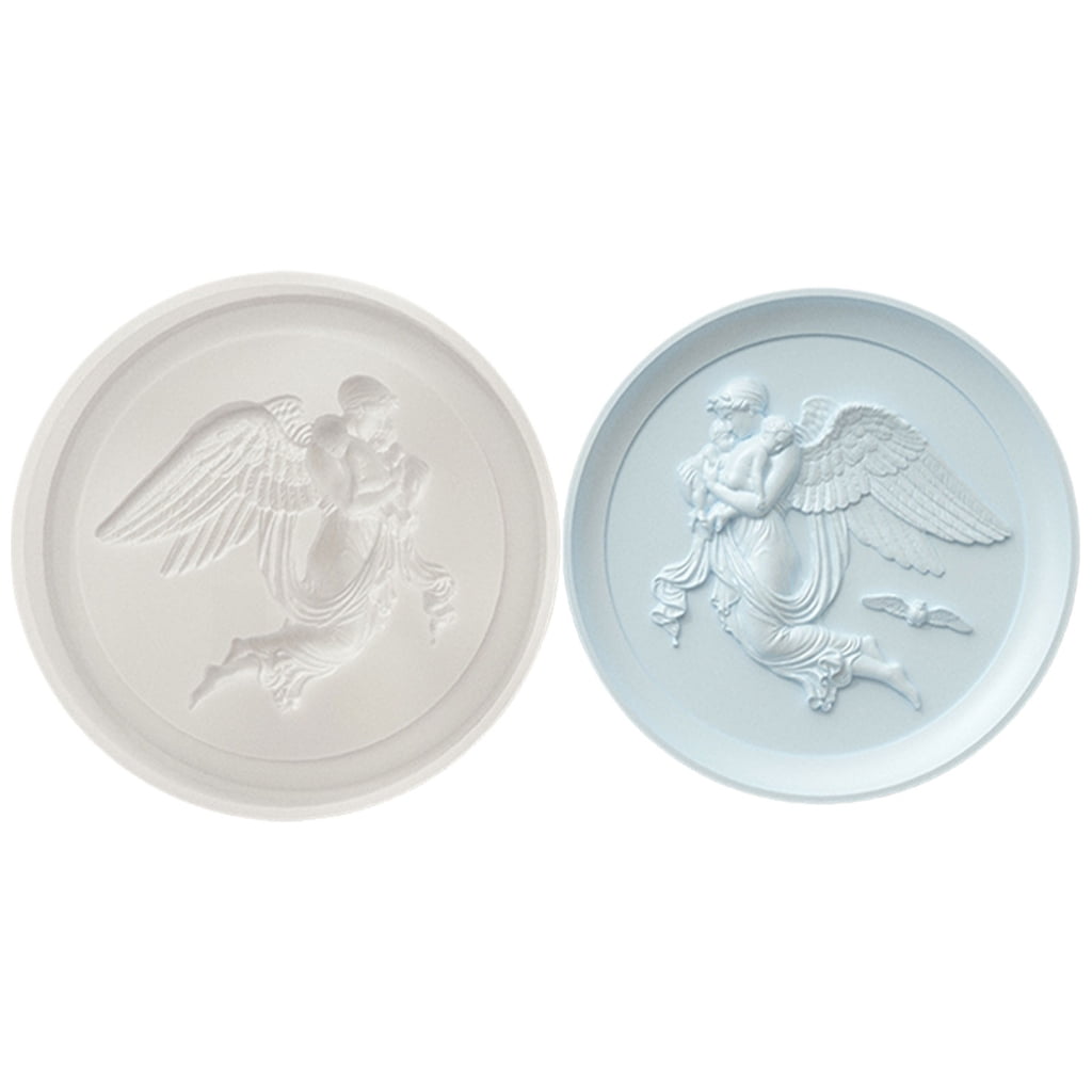 BQBQERT Embossed Resin Tray Moulds for Candle Holder, Jewelry Tray ...