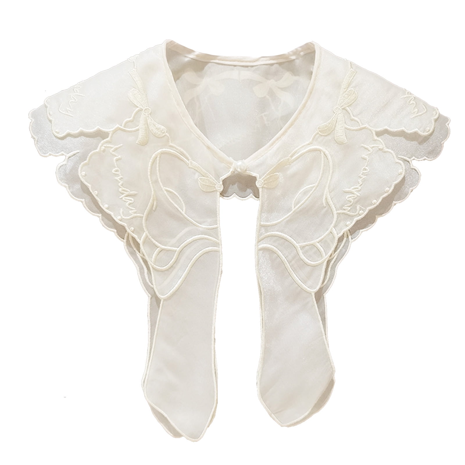 BQBQERT False Collar Collar Embroidery Collar Neckline Detachable ...