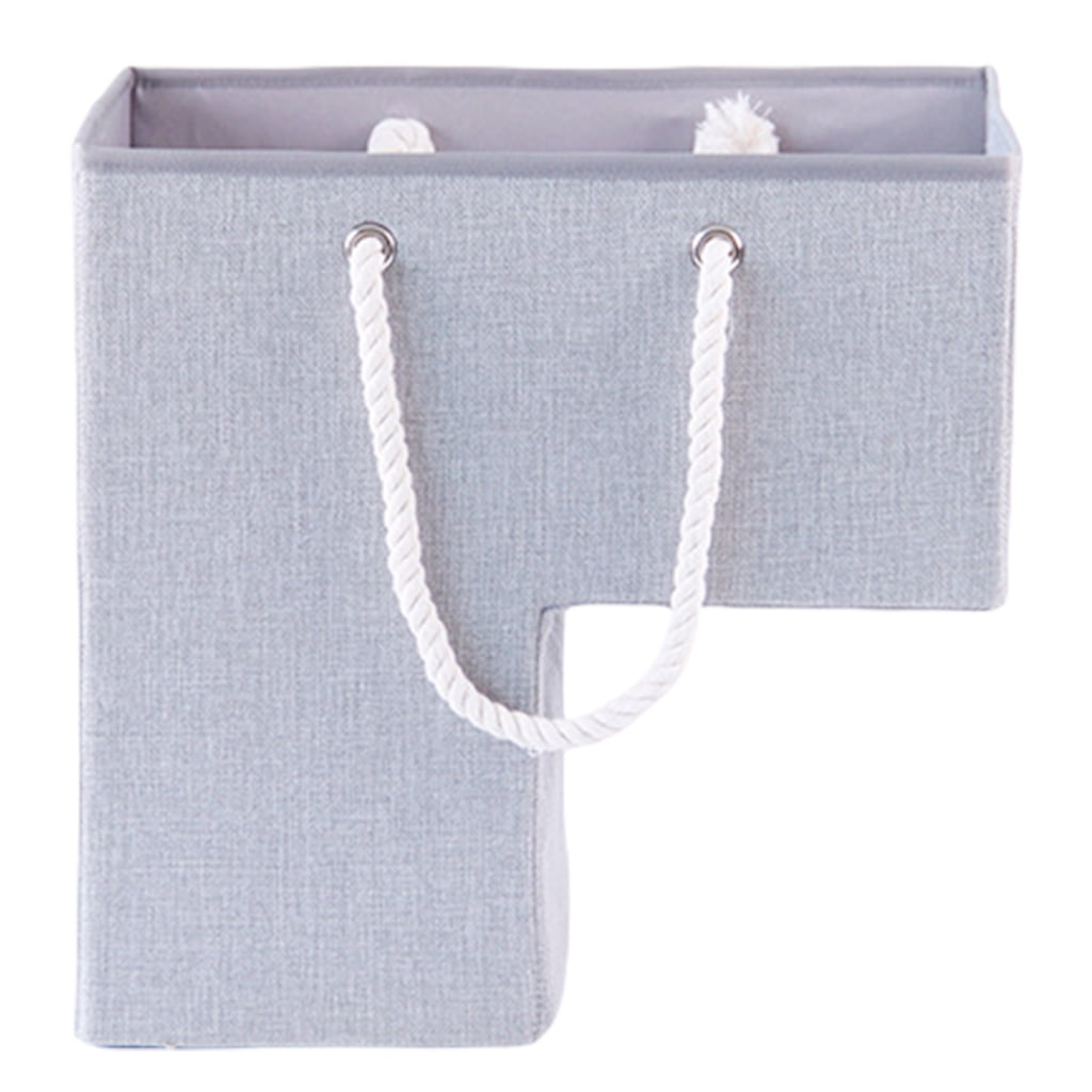 BQBQERT Folding Stair Organizers Basket Portable L Shape Stair Basket ...