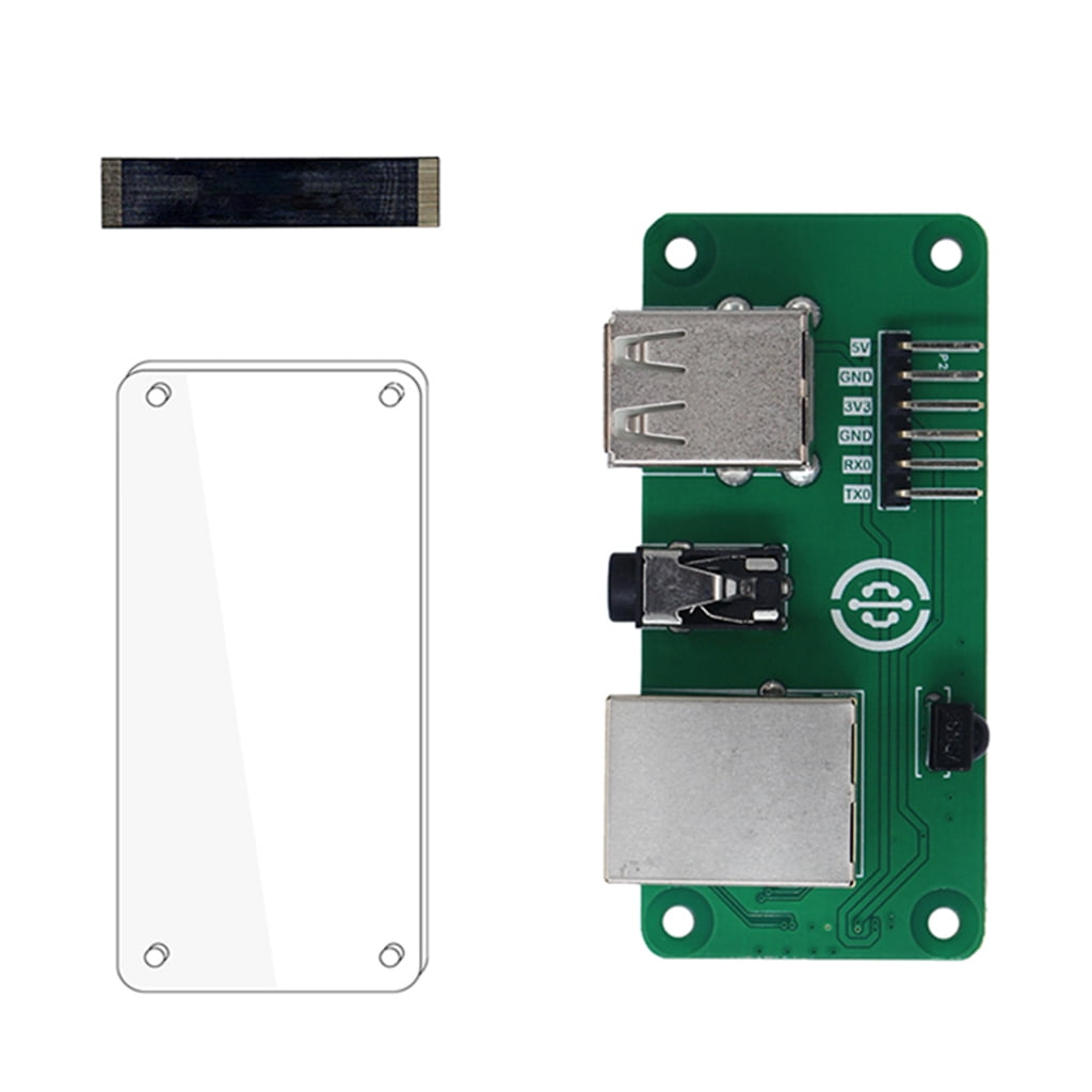 BQBQERT For ZeroW Expansion Module With Ethernet 3.5mm Power Output ...