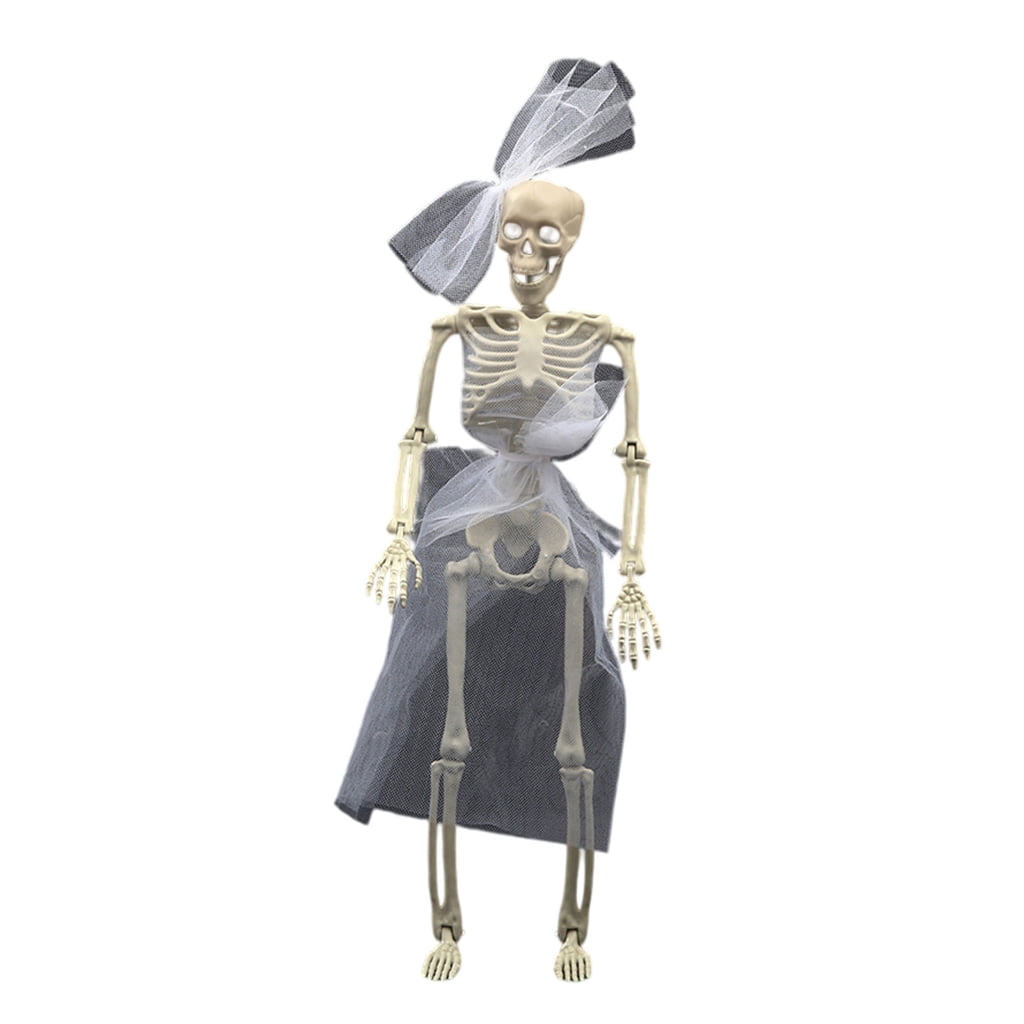 BQBQERT Full human Body Skeleton with Movable Joints Stylish Party ...