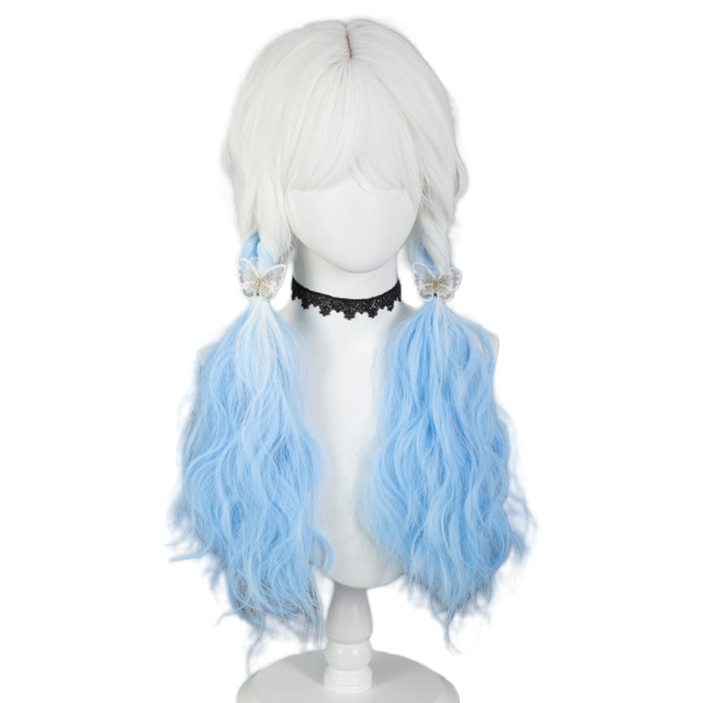 BQBQERT Girls Coser Hairpiece Long Hair Full Head Toupee Long Hair for ...
