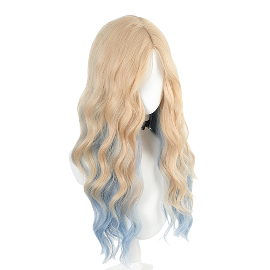 BQBQERT Girls Coser Hairpiece Long Hair Full Head Toupee Long Hair for ...