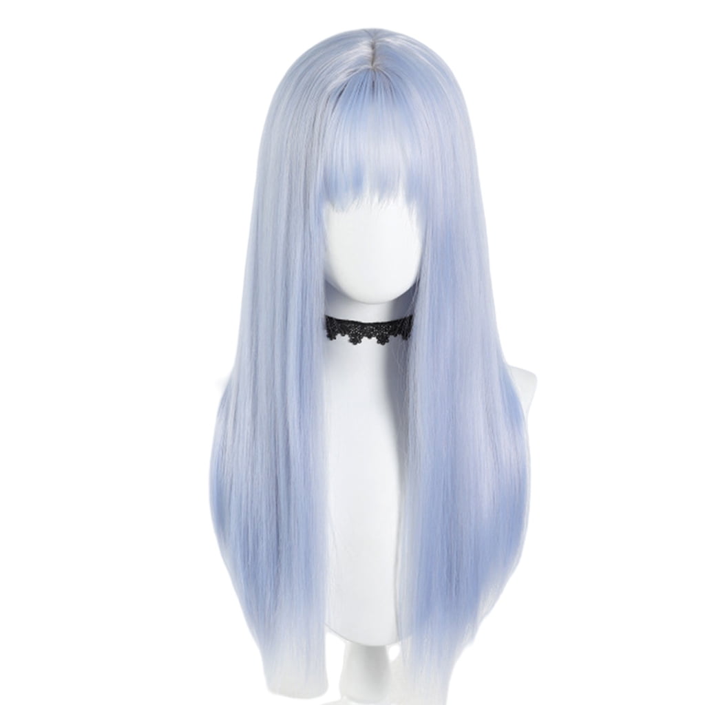 BQBQERT Girls Coser Hairpiece Long Hair Full Head Toupee Long Hair for ...