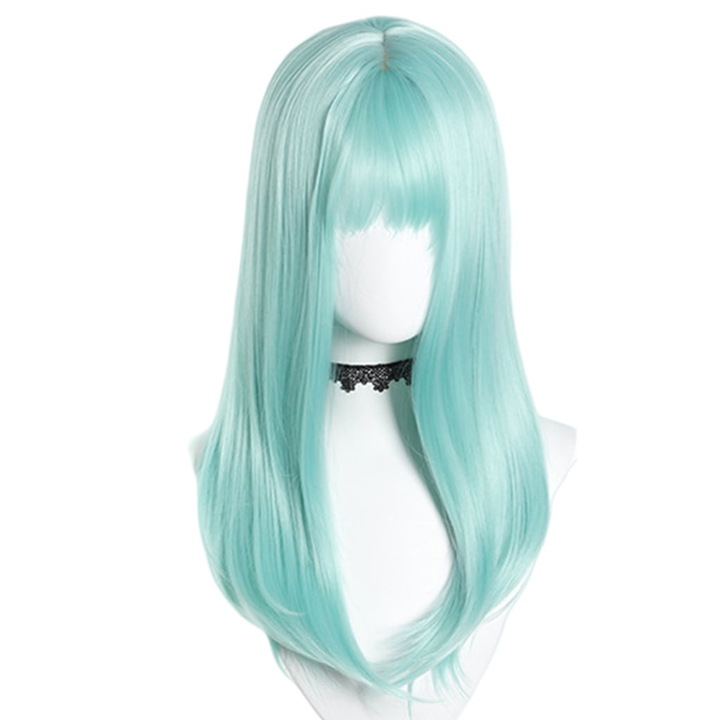 BQBQERT Girls Coser Hairpiece Long Hair Full Head Toupee Long Hair for ...