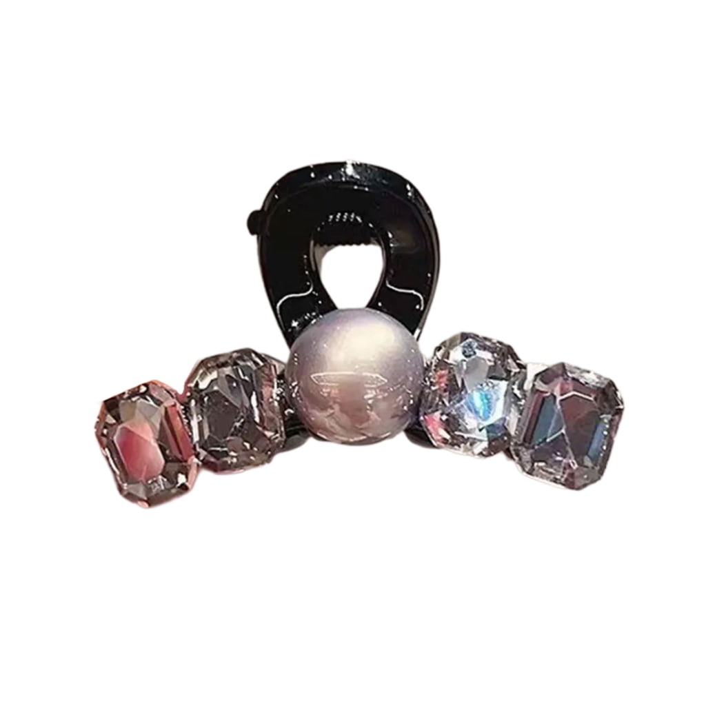 BQBQERT Glittering Rhinestone & Pearl Hair Clip Secure Hold for Updos ...