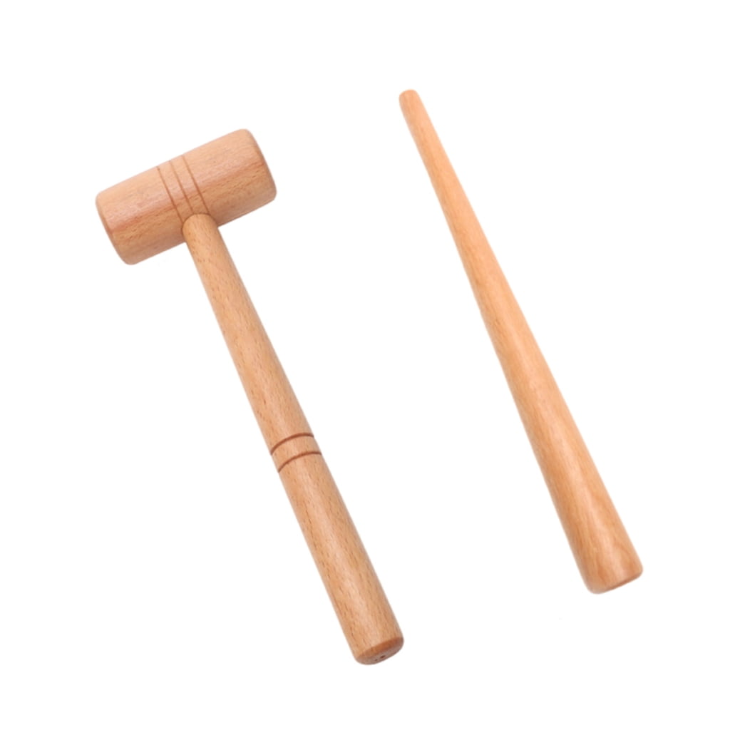BQBQERT Jewelry Repair Hammer Rings Size Adjuster Jewelry Wood Texture ...