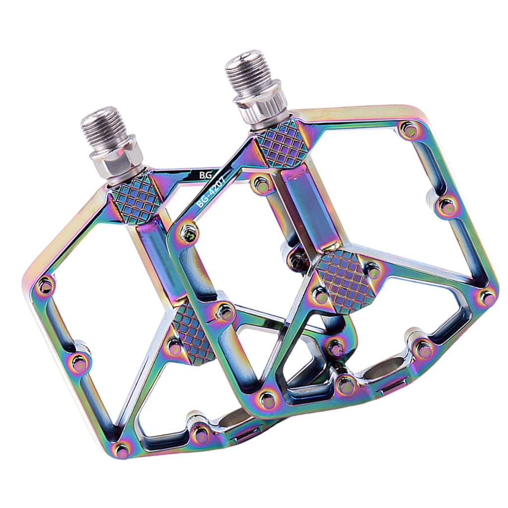 BQBQERT Light weight Bicycles Platform Pedals Double Seal Bearing ...