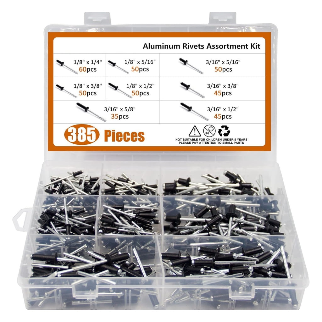 BQBQERT Metal Rivets with Wide Flanges Metal Joining Rivets Home ...