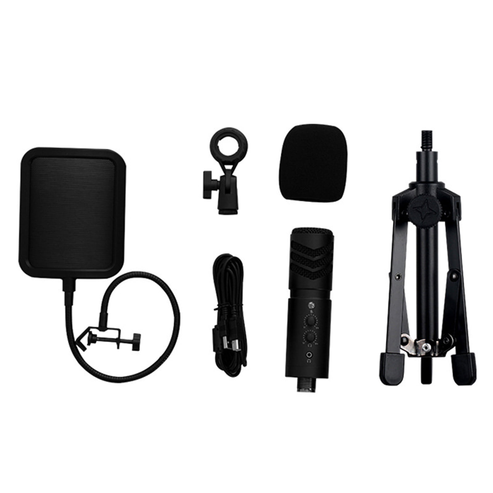 BQBQERT Microphone with Tripod Stand for Birthday and Streaming ...