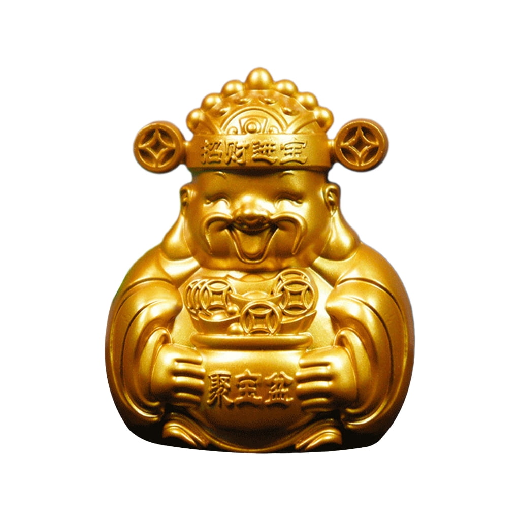 BQBQERT Miniature Golden Sailing Ship Sculptures Metal Good Fortune ...