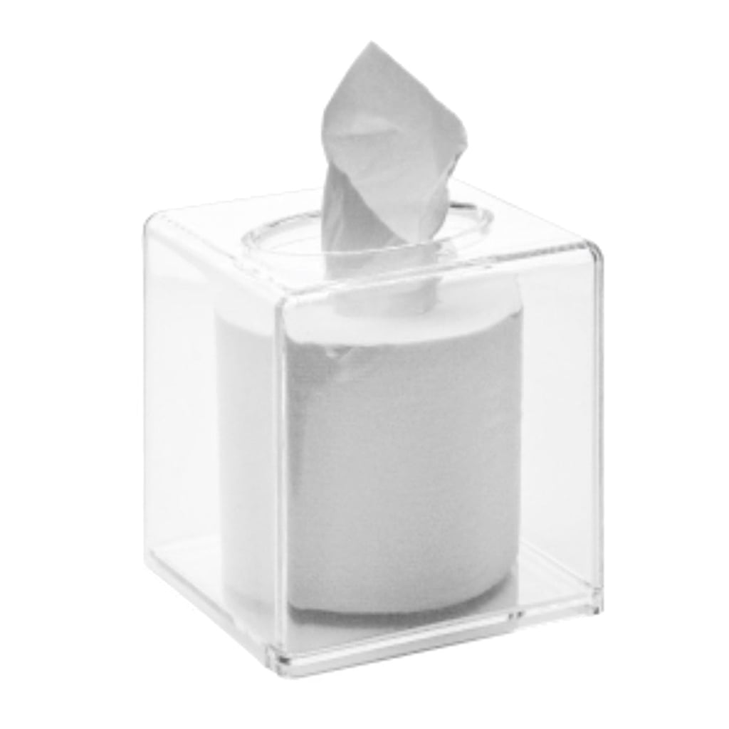 BQBQERT Multipurpose Clear Sturdy Acrylic Tissue Container Fit Most ...