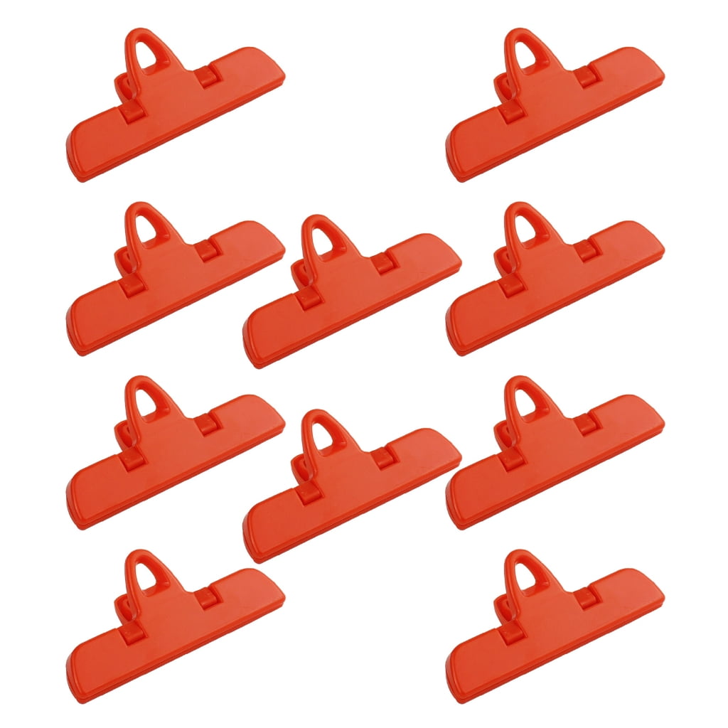 BQBQERT Pack of 10 Food Storage Bag Clip Preserve Snacks with Sturdy ...