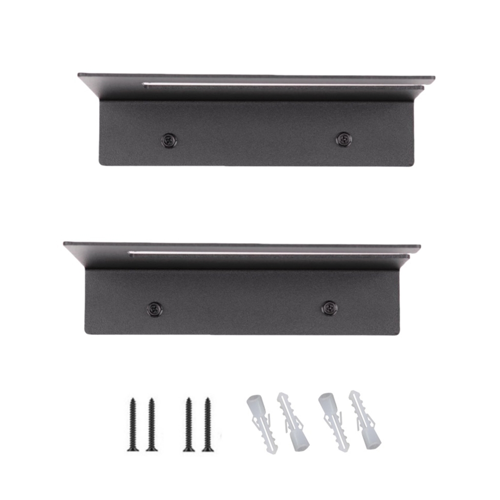 Pack of 2 Metal Skateboard Wall Mounts Horizontal Practical Snowboard ...