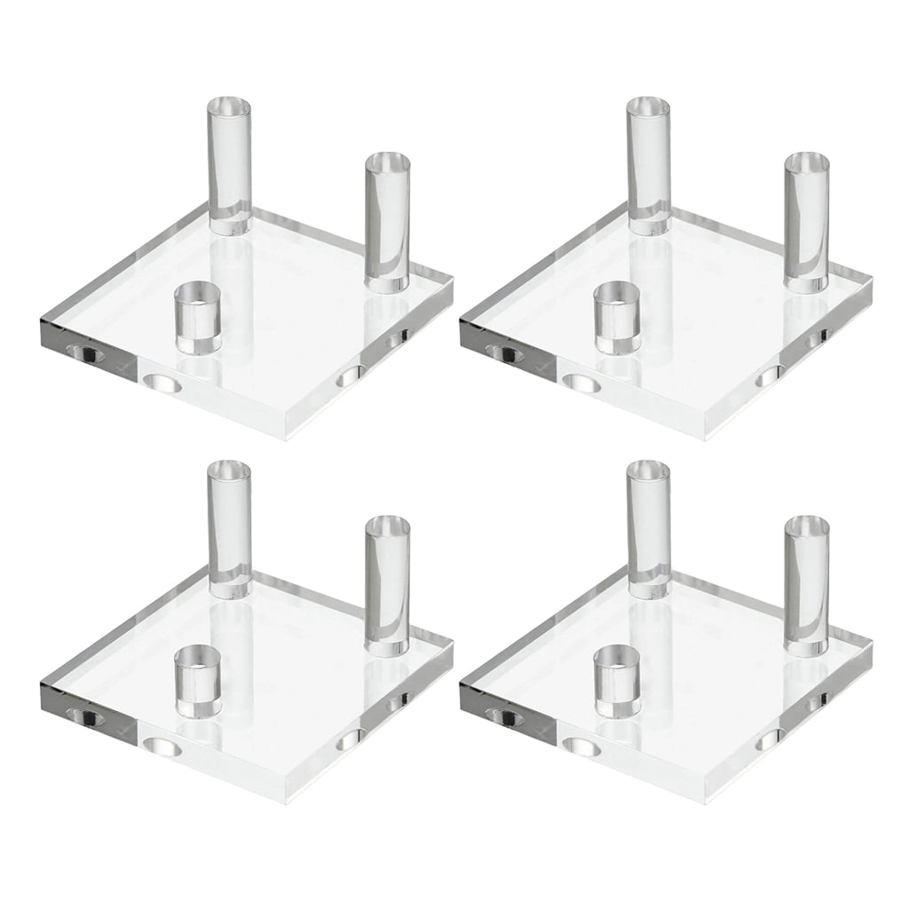 BQBQERT Pack of 4 Acrylic Display Stands for Small Artwork and ...