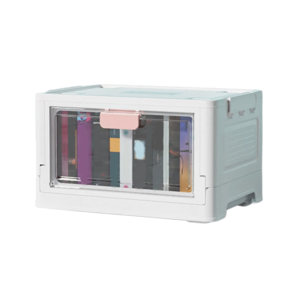 BQBQERT Portable Double Door Storage Cabinet with Transparents ...