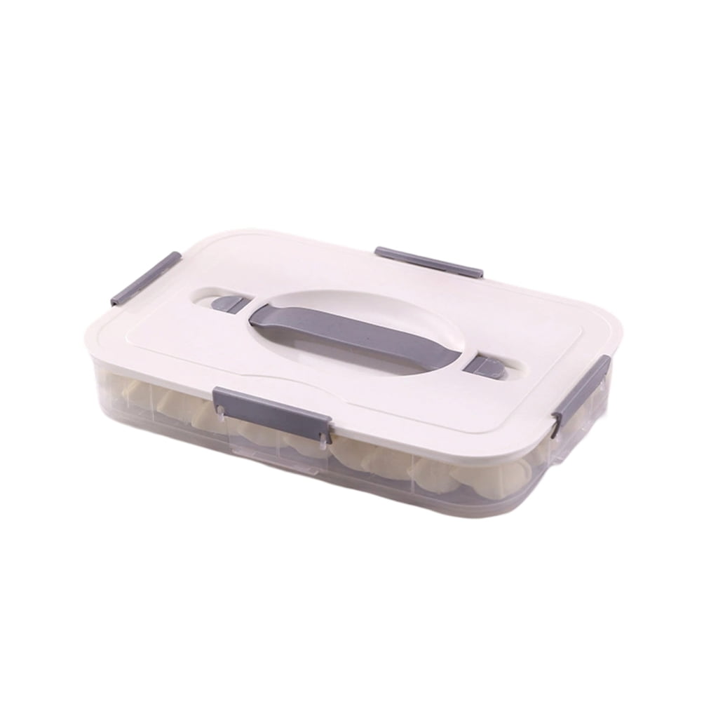 BQBQERT Portable Multi Layer Refrigerator Food Organizers Storage Case ...