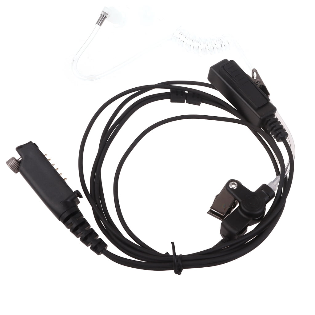 BQBQERT Portable Multi-pin Earpiece with Finger PTT Mic WalkieTalkie ...