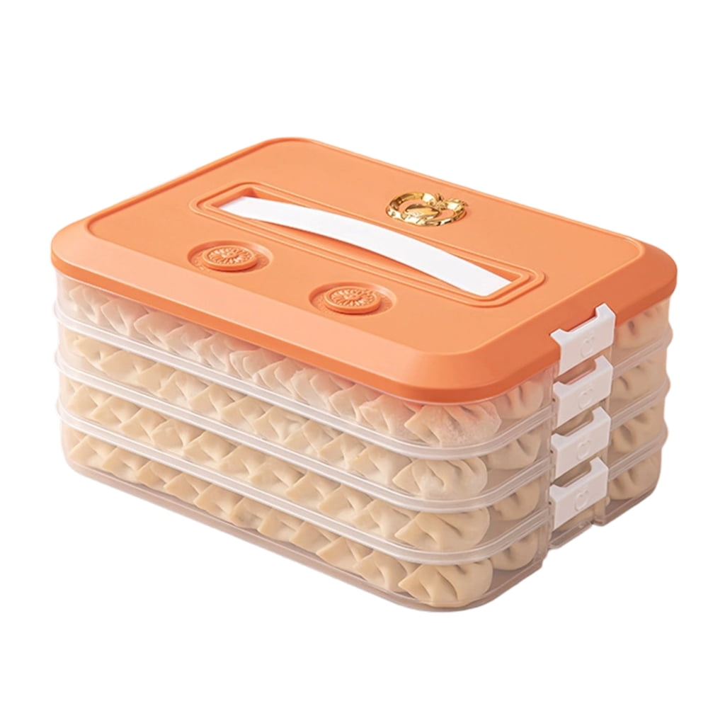 BQBQERT Practical Clear Multiple Layer Storage Container With Handle ...