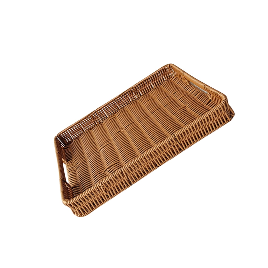 BQBQERT Practical Rectangular Serving Baskets for Kitchen Picnics and Dining Room Decors ...